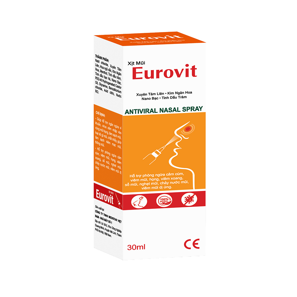Xịt Mũi EUROVIT - Eurovit Pharma Việt Nam Sản phẩm Eurovit