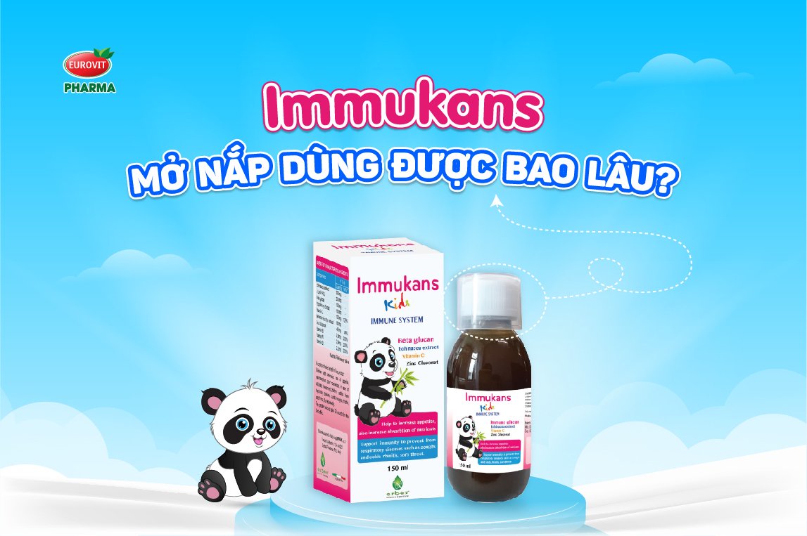 Immukans mở nắp dùng được bao lâu? 3 sai lầm cần tránh khi bảo quản